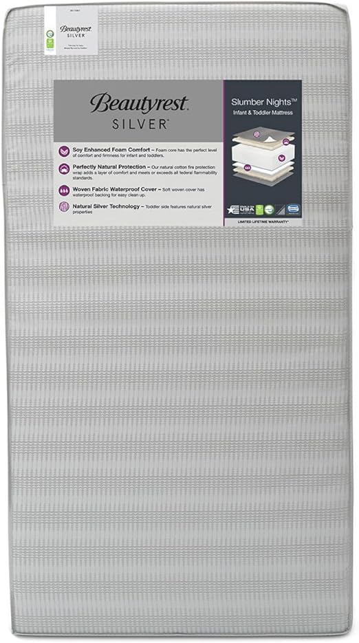 Beautyrest Silver Slumber Nights Crib Mattress Review: Safe Sleep Made ...